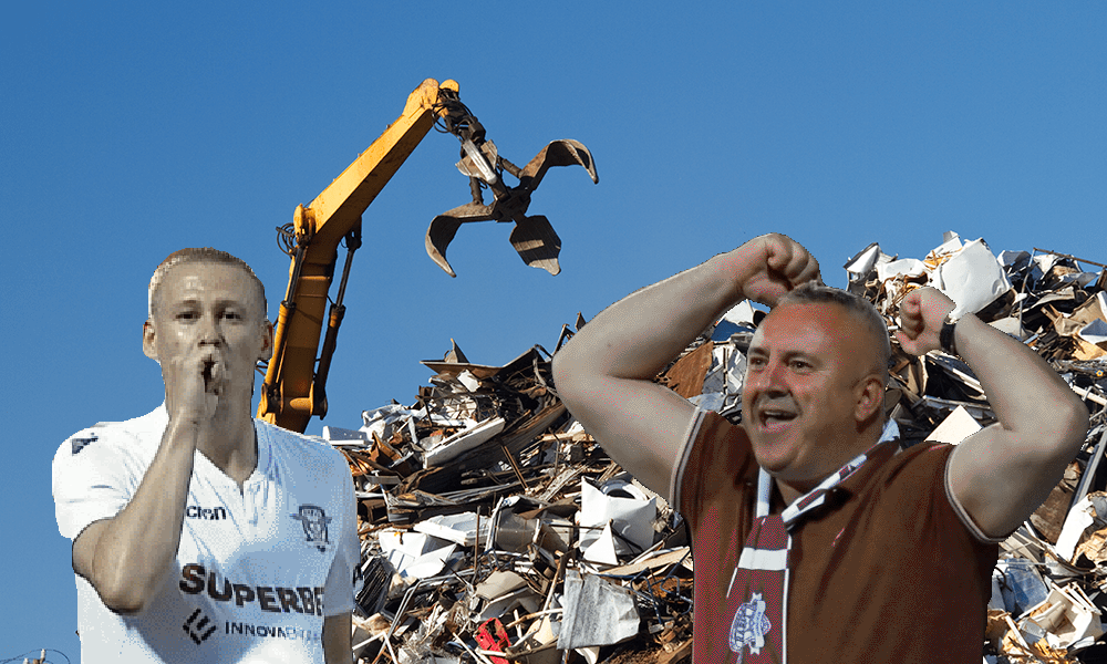 O tona de fiare vechi, prima speciala de promovare pentru stafful si ...